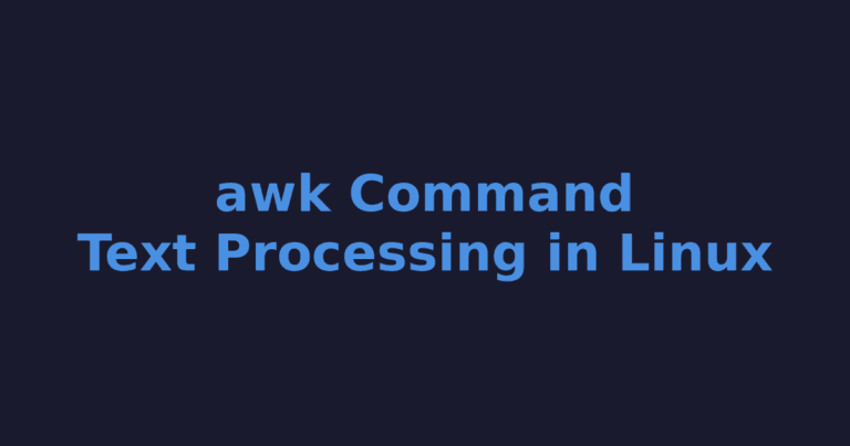 How to Use awk Command in Linux: Real-World Text Processing Examples