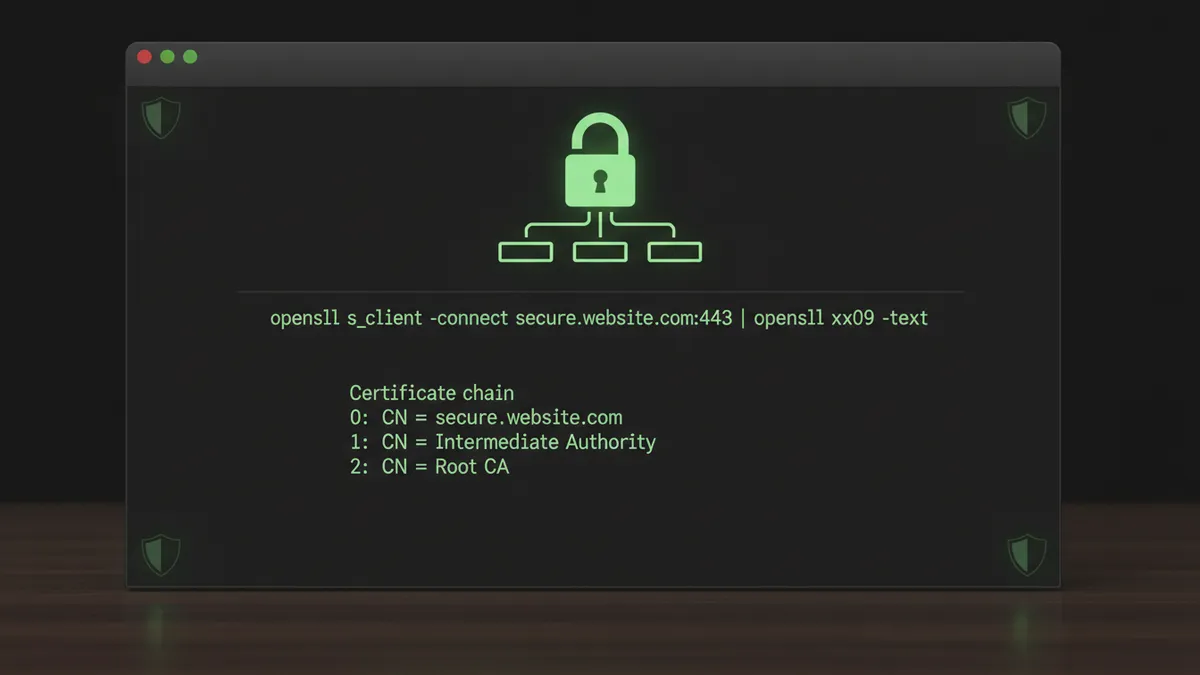 How to Use openssl in Linux: The Command Every Sysadmin Needs › Shell ...